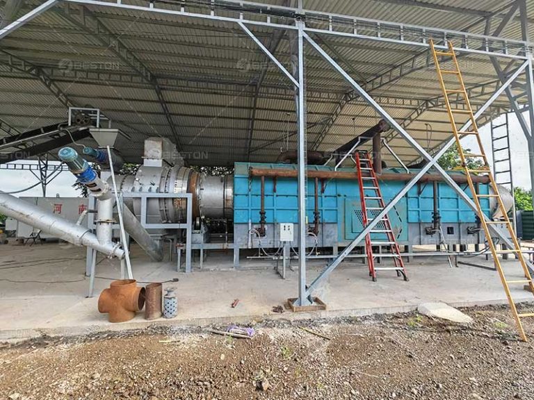 Rice Husk Recycling in Costa Rica: BST-10 Carbonization Machine Installed