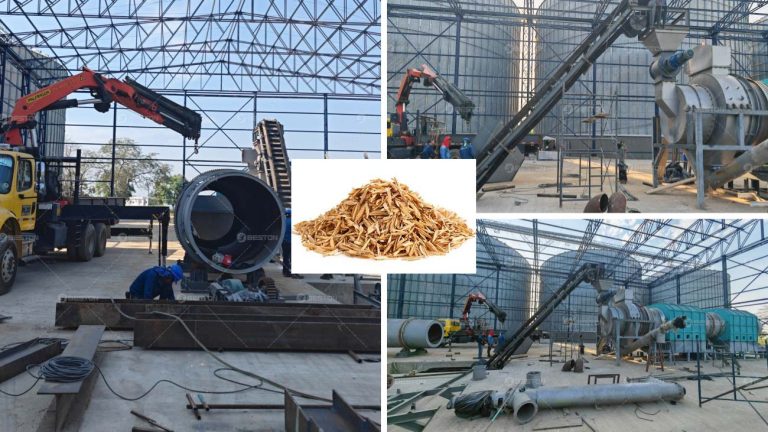 Installation of BST-50 Rice Hull Charcoal Making Machine in Colombia Is ...